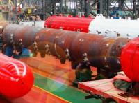 China Carbon Steel Boiler Steam Drum ASME BPVC Boiler Water Drum 204C for sale