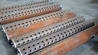 China Heavy Wall Boiler Manifold Header Assembly With CNC Deep Hole Drilling for sale