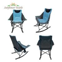 China 600D Oxford Cloth Folding Heated Camping Chair 50x88x115cm with 3-Gear Heating for sale