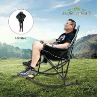 China 600D Oxford Cloth Folding Heated Camping Chair 50x88x115cm with 3-Gear Heating for sale