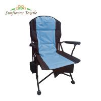 China Portable Foldable Beach Chair Oxford Cloth Outdoor Camping Fishing 96cm 5kg for sale