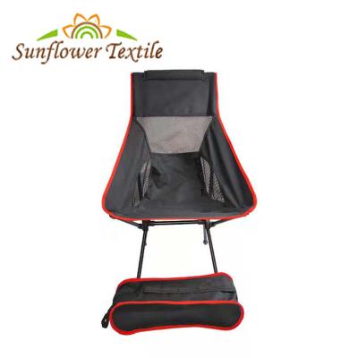 China Heavy Duty Folding Camping Chair 120kg Capacity Steel Frame 600D Oxford Fabric for Adults Fishing Beach for sale