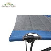 China Comfortable Folding Portable Padded Rocking Garden Chair for sale