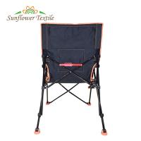 China Iron 600D Oxford Folding Camping Chair 58x89x100cm Outdoor Lightweight Beach Chair for sale