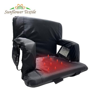 China Heated Folding Stadium Chair 420D Oxford Steel USB Powered 3 Heat Settings 82x51x7cm for sale