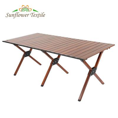 China Outdoor Folding Camping Table Grill Egg Roll 4.7Kgs Aluminum Portable for sale