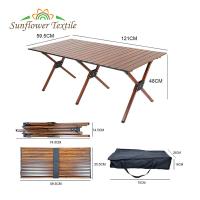 China Outdoor Folding Camping Table Grill Egg Roll 4.7Kgs Aluminum Portable for sale