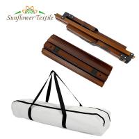 China Wooden Picnic Table Outdoor Camping Roll Up Table 65x45x33cm Foldable Portable for sale