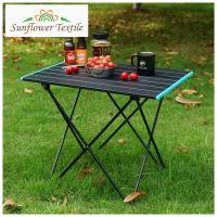 China Three Sizes Available Folding Camping Table Super Light Aluminum Alloy for sale