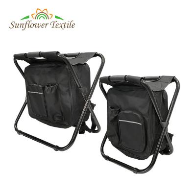 China Folding Cooler And Stool Backpack Small Chair Multifunction Collapsible Camping Seat for sale