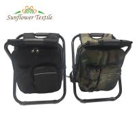 China Folding Cooler And Stool Backpack Small Chair Multifunction Collapsible Camping Seat for sale