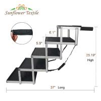 China Folding Portable Aluminium Dog Stpes for sale