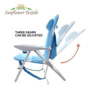 China Aluminum Folding Beach Chair 61x70.5x89cm 3.65kg 300lbs Capacity Outdoor Portable for sale