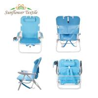 China Aluminum Folding Beach Chair 61x70.5x89cm 3.65kg 300lbs Capacity Outdoor Portable for sale