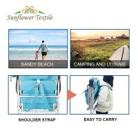 China Aluminum Folding Beach Chair 61x70.5x89cm 3.65kg 300lbs Capacity Outdoor Portable for sale