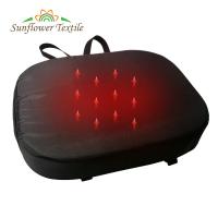 China 51x39x7 cm Oxford Square Stadium Seat Cushion Outdoor Sport Pad with 3-Heat Settings 5V 1.5A for sale