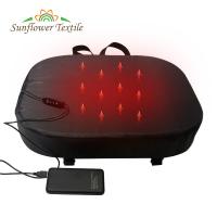 China 51x39x7 cm Oxford Square Stadium Seat Cushion Outdoor Sport Pad with 3-Heat Settings 5V 1.5A for sale