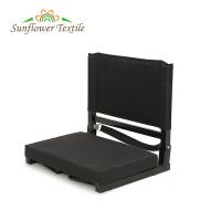 China Blue Steel Pipe Portable Folding Stadium Chair Backpack Seat Cushion 120kg Capacity for sale