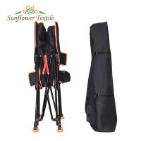 China Heated Outdoor Folding Camping Chair USB Powered Steel Frame 23x33x39 Inch Black for sale
