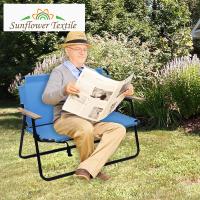 China 98x59cm Oxford Cloth Folding Double Camping Chair with Cooler Custom Color for sale