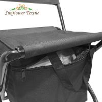 China 45x28x26cm Folding Fishing Chair 600D PVC Oxford 0.65kg Lightweight Outdoor for sale