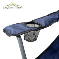 China 60x60x100cm Foldable Fishing Chair with Shade Oxford Cloth Custom Color for sale