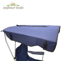 China 60x60x100cm Foldable Fishing Chair with Shade Oxford Cloth Custom Color for sale