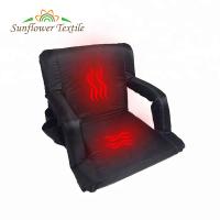 China 20 Inch Wide Heated Stadium Chair with USB Heating 3 Levels 115F for sale