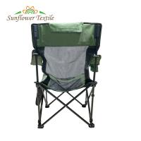China Green Steel Pipe Oxford Fabric Foldable Fishing Chair 4.1kg 82x58x41cm for sale