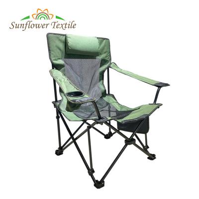 China Green Steel Pipe Oxford Fabric Foldable Fishing Chair 4.1kg 82x58x41cm for sale