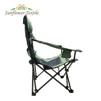 China Green Steel Pipe Oxford Fabric Foldable Fishing Chair 4.1kg 82x58x41cm for sale