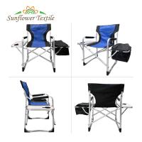 China Lightweight Aluminum Folding Camping Director Chair 50x59.5x87cm with Cup Holder for Adults for sale