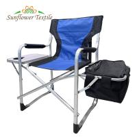 China Lightweight Aluminum Folding Camping Director Chair 50x59.5x87cm with Cup Holder for Adults for sale