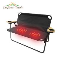 China 600D Waterproof Oxford Heated Folding Chair 100x40.5x74cm 200kg Capacity Outdoor Garden for sale