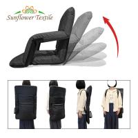 China Extra Wide 20 23 25 Inch 6 Position Folding Stadium Chair Sport Seat with Armrests for sale