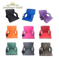 China Extra Wide 20 23 25 Inch 6 Position Folding Stadium Chair Sport Seat with Armrests for sale