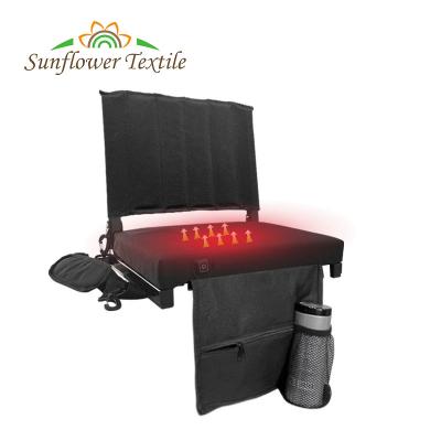 China Wholesale Outdoor Waterproof Heated Stadium Chair 43x35x43cm Three Gear Heating for sale