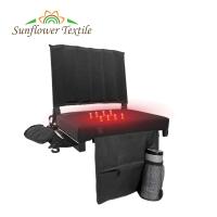 China Custom Color Oxford Cloth Heated Stadium Seat Cushion 42x34x43cm for Bleachers for sale