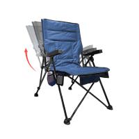 China Outdoor Portable Folding Camping Chair Aluminum Frame 55x72x101cm 150kg Capacity for sale