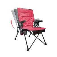 China 52x52x98cm Portable Folding Camping Chair Oxford Cloth Cotton Lining Compact Fishing 150kg Capacity for sale