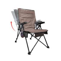 China Custom Pattern Portable Folding Camp Chair Oxford Cloth Aluminum Frame Lounge for sale
