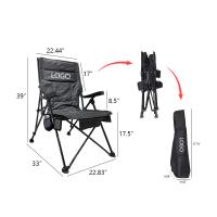 China Oxford Cloth Folding Camping Chair 52x52x98cm Compact Collapsible with Carrying Bag 150kg Capacity for sale