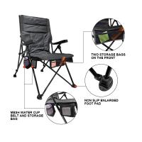 China Oxford Cloth Folding Camping Chair 52x52x98cm Compact Collapsible with Carrying Bag 150kg Capacity for sale