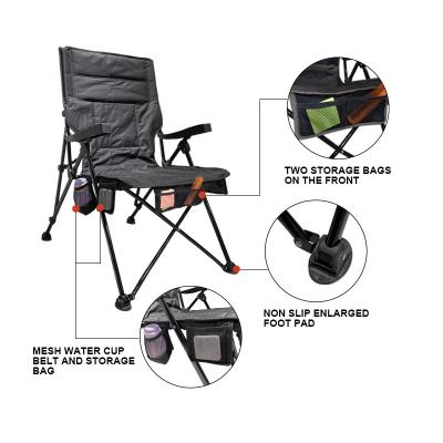 China Oxford Cloth Folding Camping Chair 52x52x98cm Compact Collapsible with Carrying Bag 150kg Capacity for sale