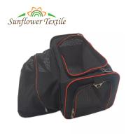 China 46x28x26cm Expandable Soft Foldable Dog Carrier Oxford Cloth Airline Approved Pet Travel Bag for sale