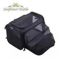 China 46x28x26cm Expandable Soft Foldable Dog Carrier Oxford Cloth Airline Approved Pet Travel Bag for sale