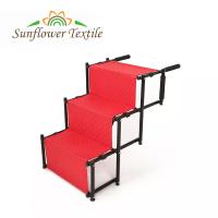 China Foldable 3 Step Pet Stairs 62x47x40cm Dog Ladder for Small Dogs Cats 150 lbs Capacity for sale