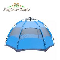 China 7.3sqm 270x270x155cm Oxford Waterproof Camping Tent 1000-1500mm Automatic Pop Up for sale