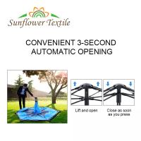 China 7.3sqm 270x270x155cm Oxford Waterproof Camping Tent 1000-1500mm Automatic Pop Up for sale