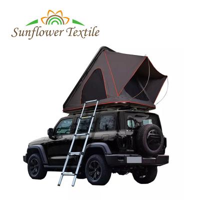 China 210x130cm Waterproof Aluminum Triangle Roof Top Tent for 2-3 Persons for sale